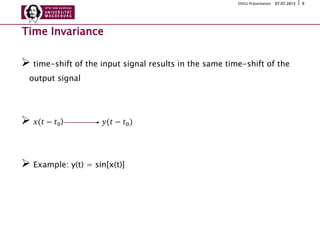 Continuous Time Analog Systems | PPT