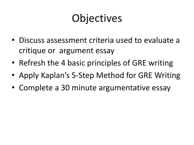Presentation argumentative essay | PPT