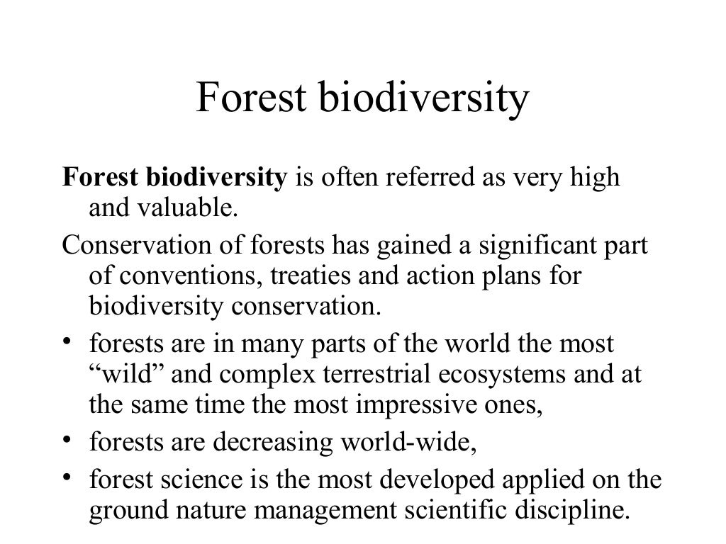 The genetic component of biodiversity in forest ecosystems