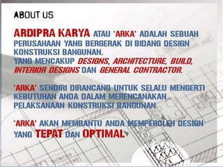 ARDIPRA KARYA (ARKA) COMPANY | PPTX