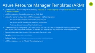 Presentation ARM-Terraform DevOps Infrastructure as Code | PPT