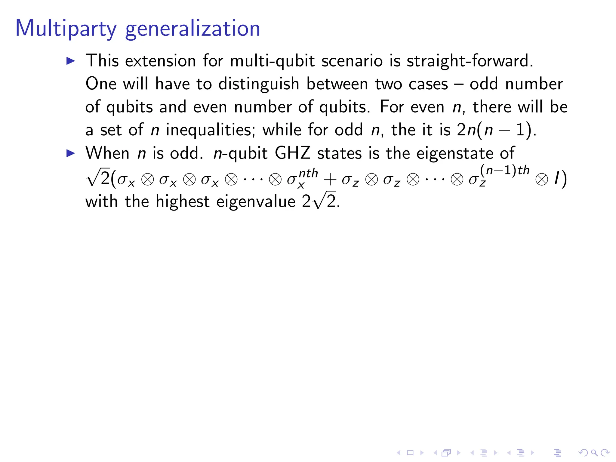 (presentation) arpan.pdf on bell inequalities | PPT