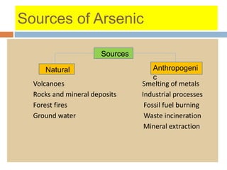Toxicity of Arsenic | PPTX