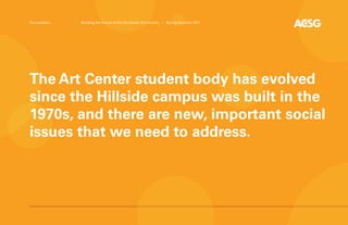 Building the Future of Art Center Community spring 2011 | PDF