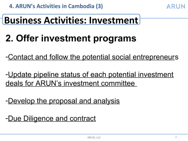 Presentation arun samrach | PPT