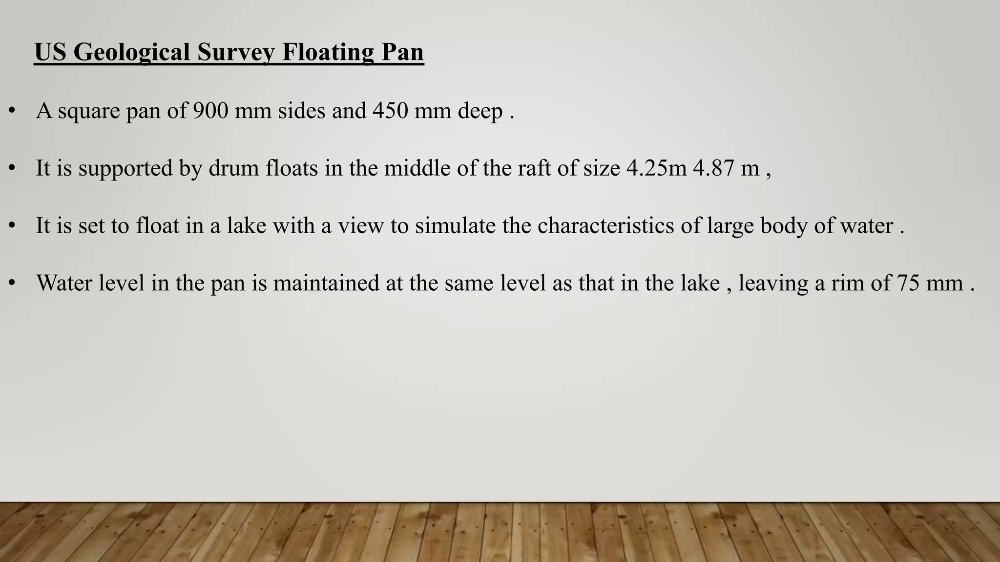 ATMOMETER AND PAN EVAPORATION | PPTX