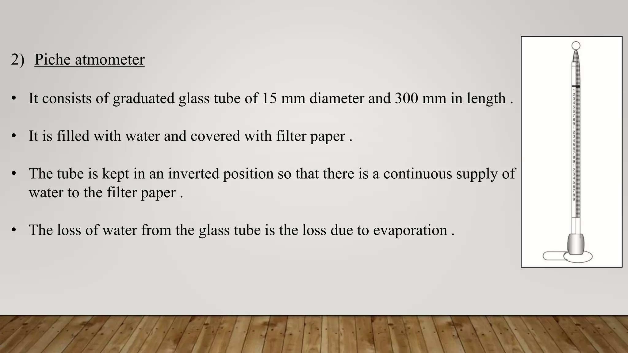 ATMOMETER AND PAN EVAPORATION | PPTX