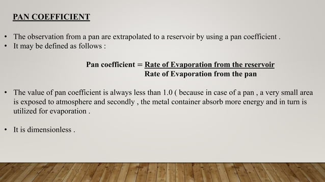 ATMOMETER AND PAN EVAPORATION | PPTX | Science