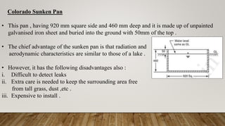 ATMOMETER AND PAN EVAPORATION | PPTX