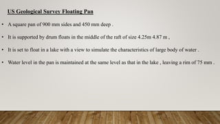 ATMOMETER AND PAN EVAPORATION | PPTX