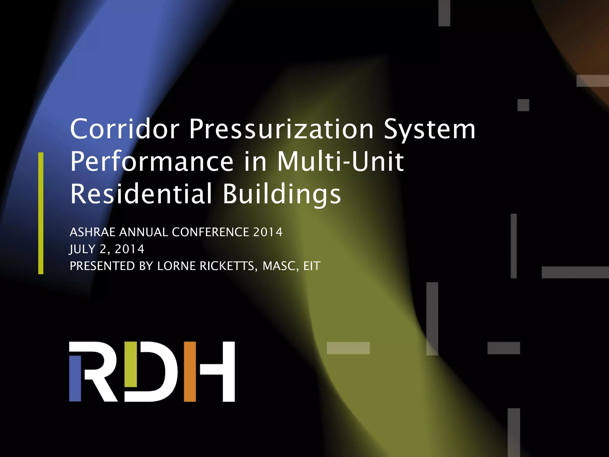 Corridor Pressurization System Performance in MURBS | PDF