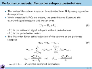 Analysis of multipath channel delay estimation using subspace fitting | PPT