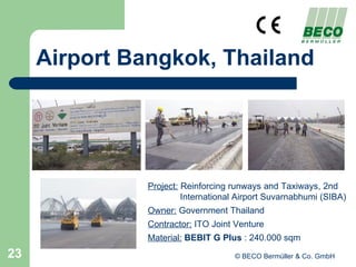 Presentation asphalt reinforcement bebit g plus | PPT