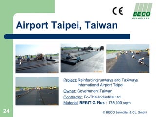 Presentation asphalt reinforcement bebit g plus | PPT