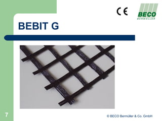 Presentation asphalt reinforcement bebit g plus | PPT | Civil ...