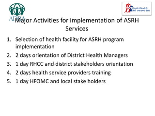 Adolescent Sexual and Reproduction Health Presentation | PDF