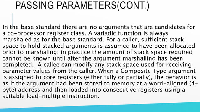 Arm Architecture Subroutine And Flags Ppt