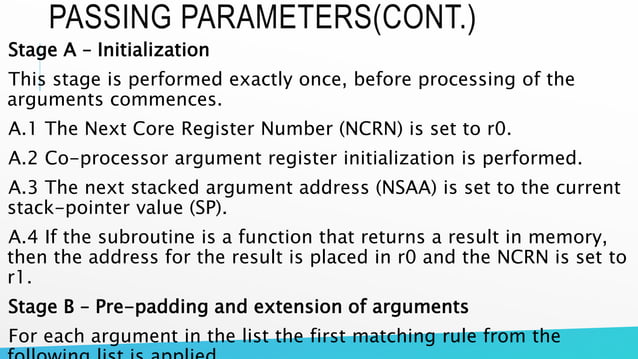 Arm Architecture Subroutine And Flags Ppt