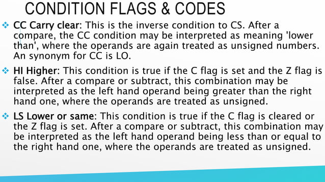 Arm Architecture Subroutine And Flags Ppt