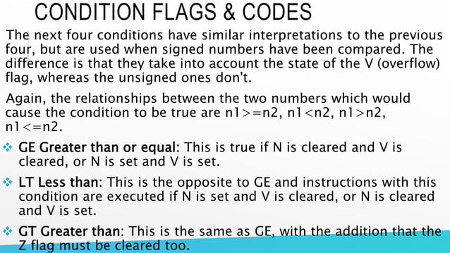 Arm Architecture Subroutine And Flags Ppt