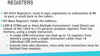 ARM Architecture Subroutine and Flags | PPT