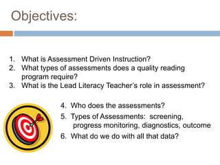 Assessment Driven Instruction | PPTX