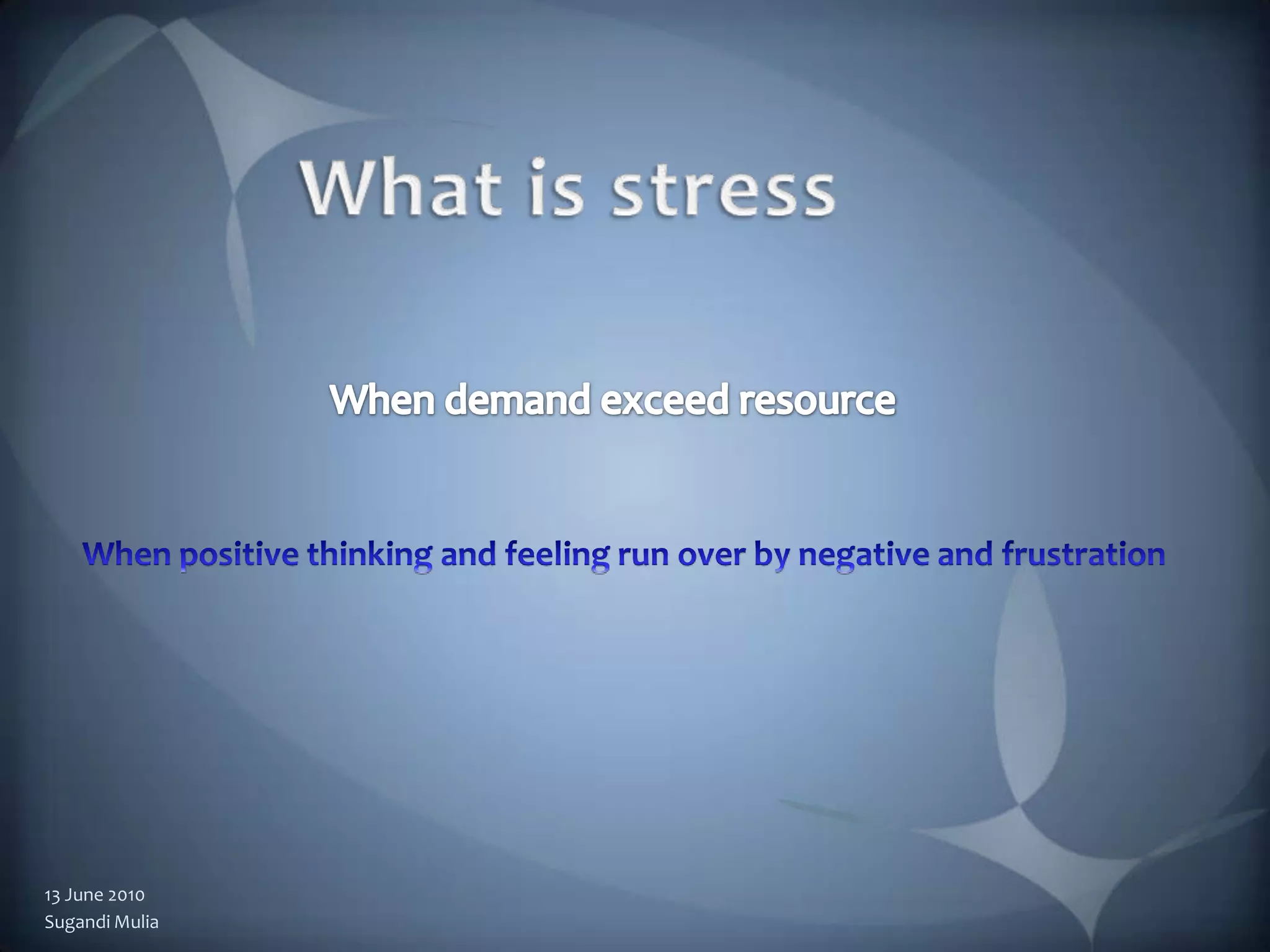 Stress Management | PPTX