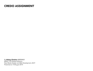 Personal Credo Assignment | PPT
