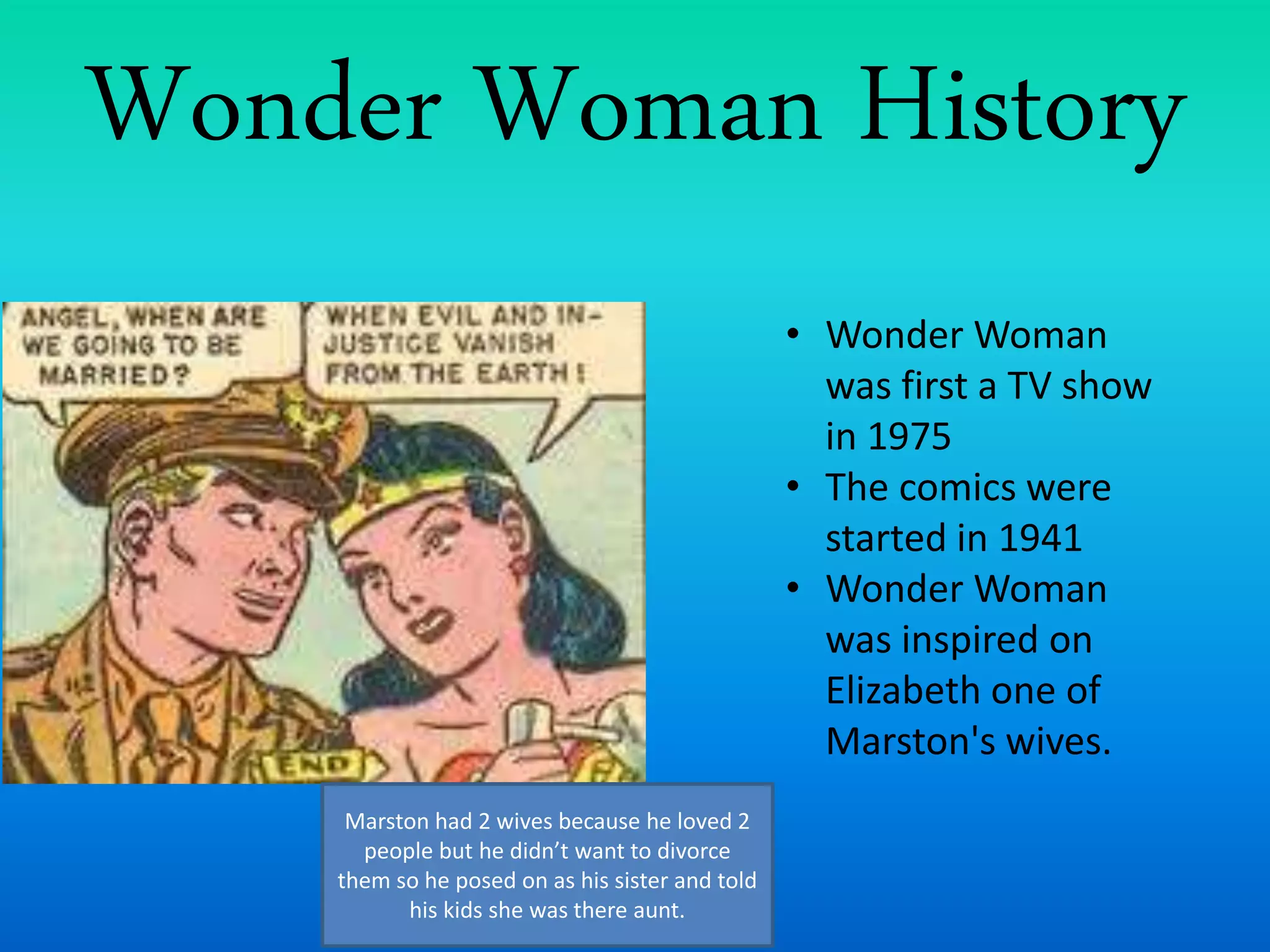 Presentation assignment wonder woman | PPTX