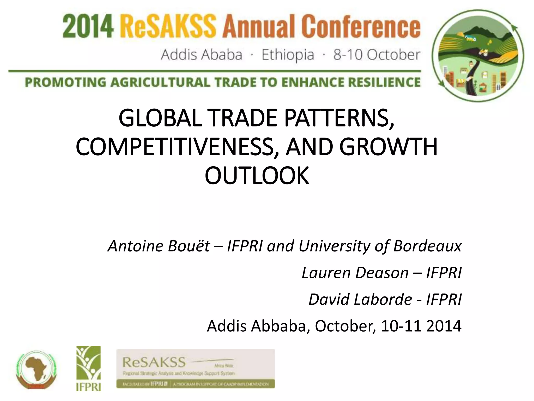 Global Trade Patterns, Competitiveness, and Growth Outlook | PPTX