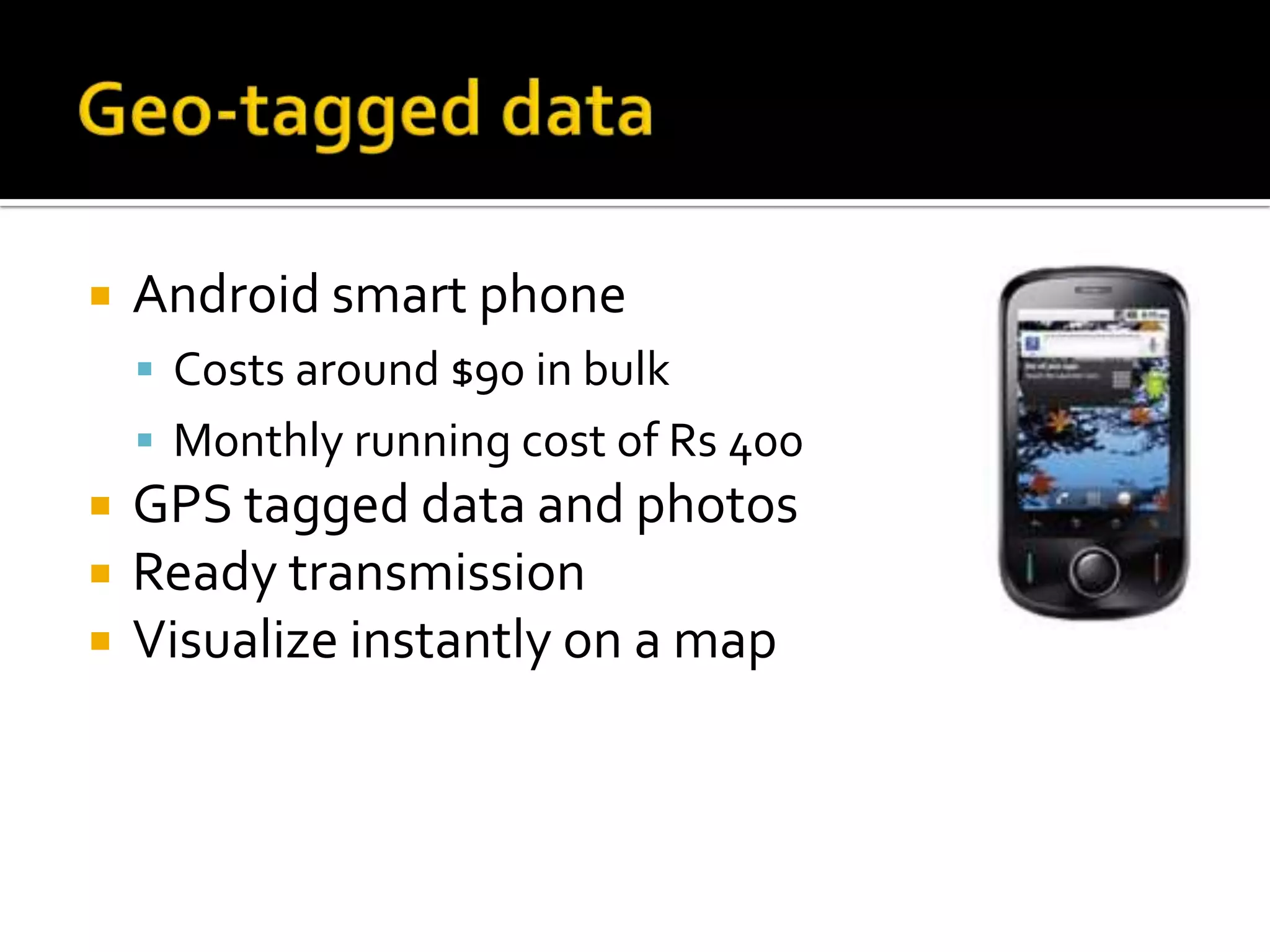 Using cell phones for data collection and monitoring | PPT