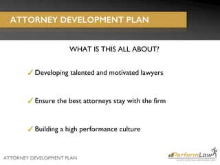 Attorney Development Plan | PDF