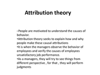 Attribution Theories | PPTX