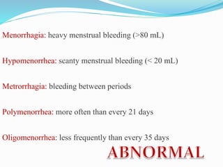 Abnormal uterine Bleeding | PPTX | Infertility | Reproductive Health