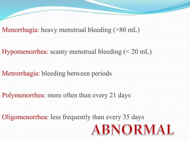 Abnormal uterine Bleeding | PPT