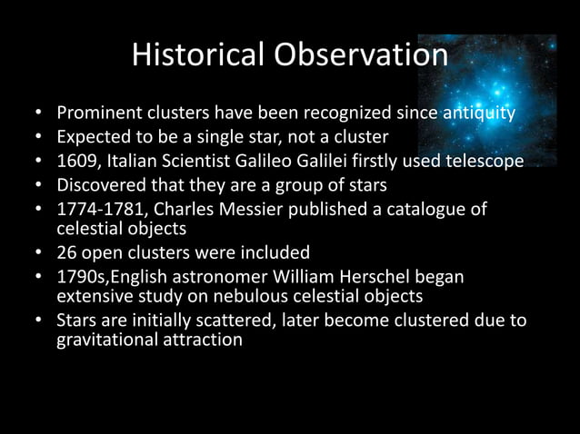 Study and Comparison of H-R Diagrams of Open Clusters | PPT