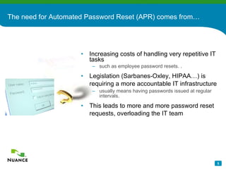 Voice Biometrics automated password_reset | PPT