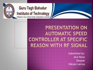 Presentation automatic speed controller | PPTX