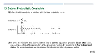 Stochastic Optimization | PPTX