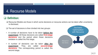 Stochastic Optimization | PPTX