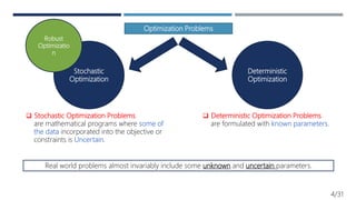 Stochastic Optimization | PPTX