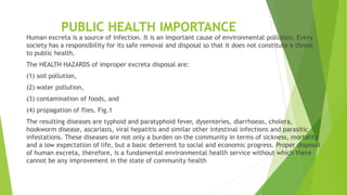 excreta disposal and sanitation barrier. | PPTX