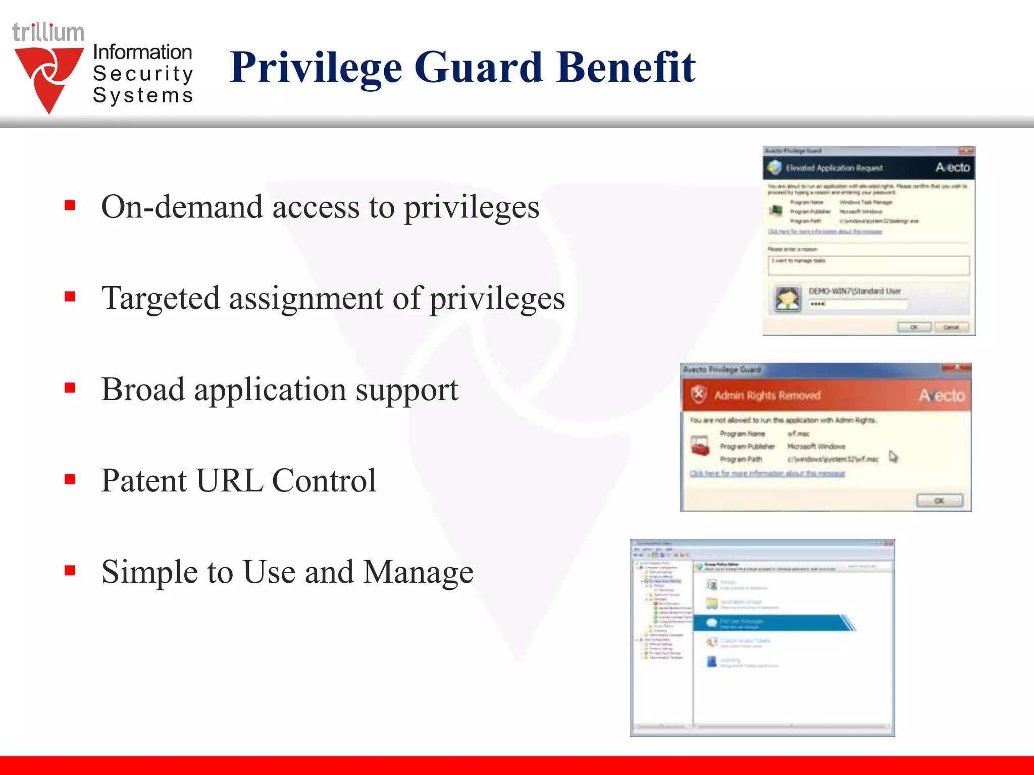 Privilege Management Solution | PPTX