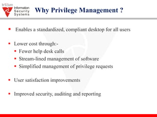 Privilege Management Solution | PPTX