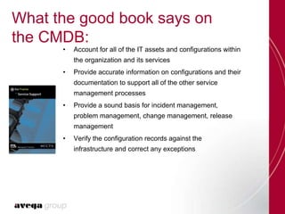 Presentation Avega Cmdb | PPT