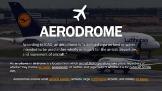 Aerodrome and its types, Alternate aerodrome and its types.pptx
