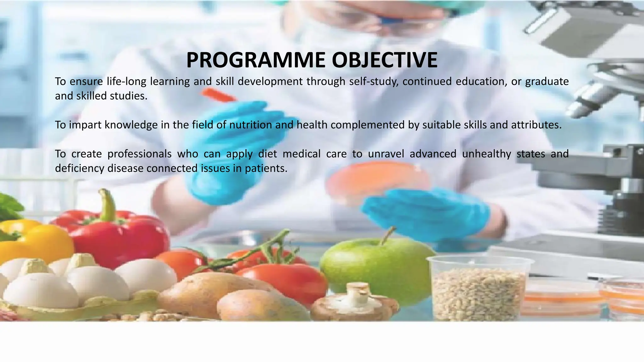 bsc in nutrition and dietetics bsc in nutrition and dietetics | PPTX