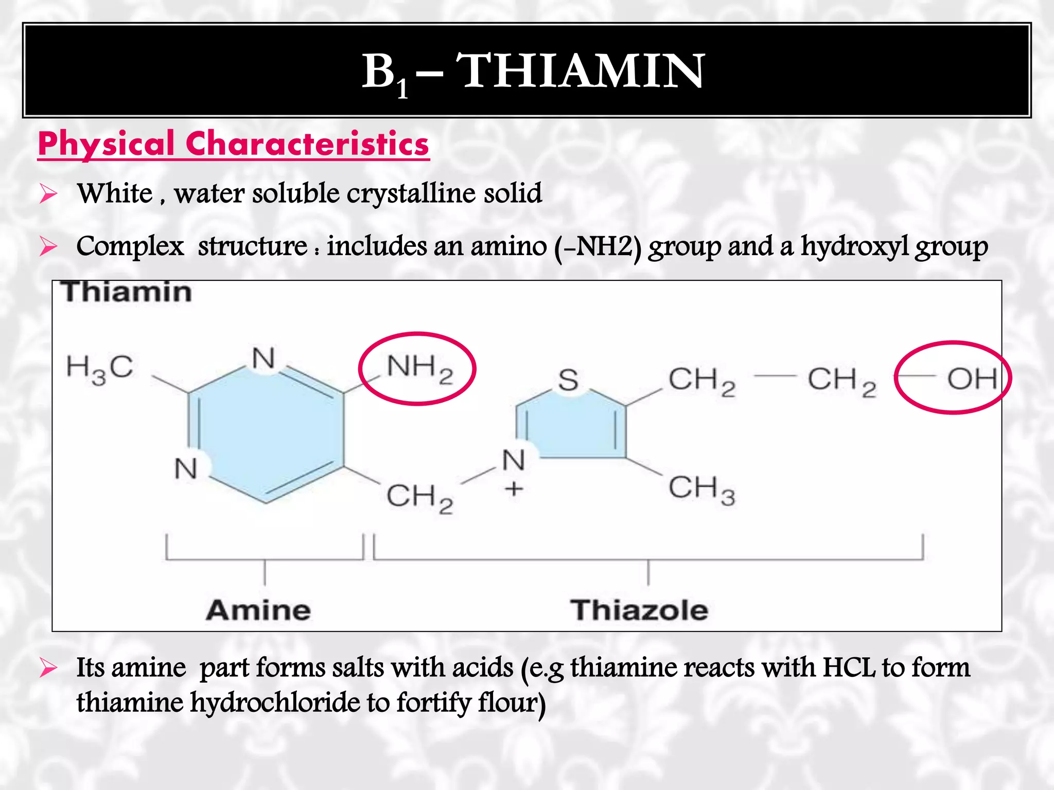 Presentation B1 thiamine | PPTX