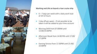 Work and Life aboard cruise ships | PPTX