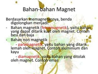 Presentation bahan magnet | PPTX